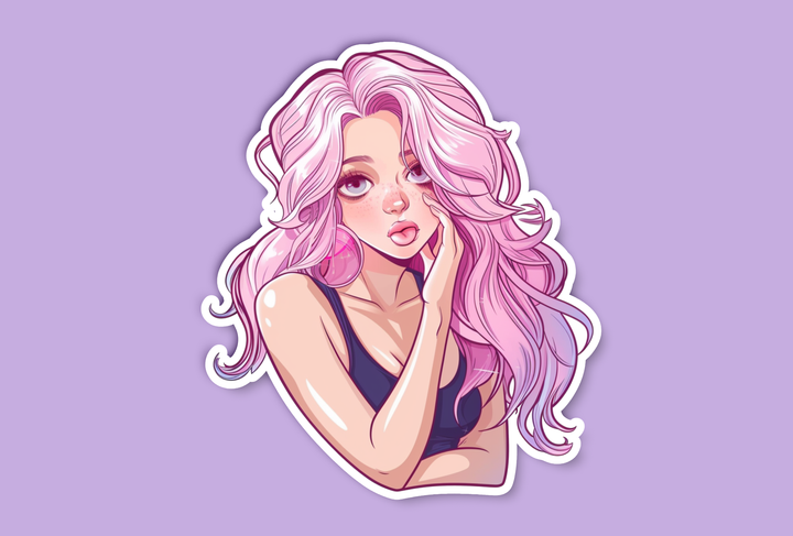 Anime Girl Stickers – Get Real Stickers