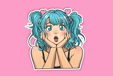 Anime Girl Stickers – Get Real Stickers